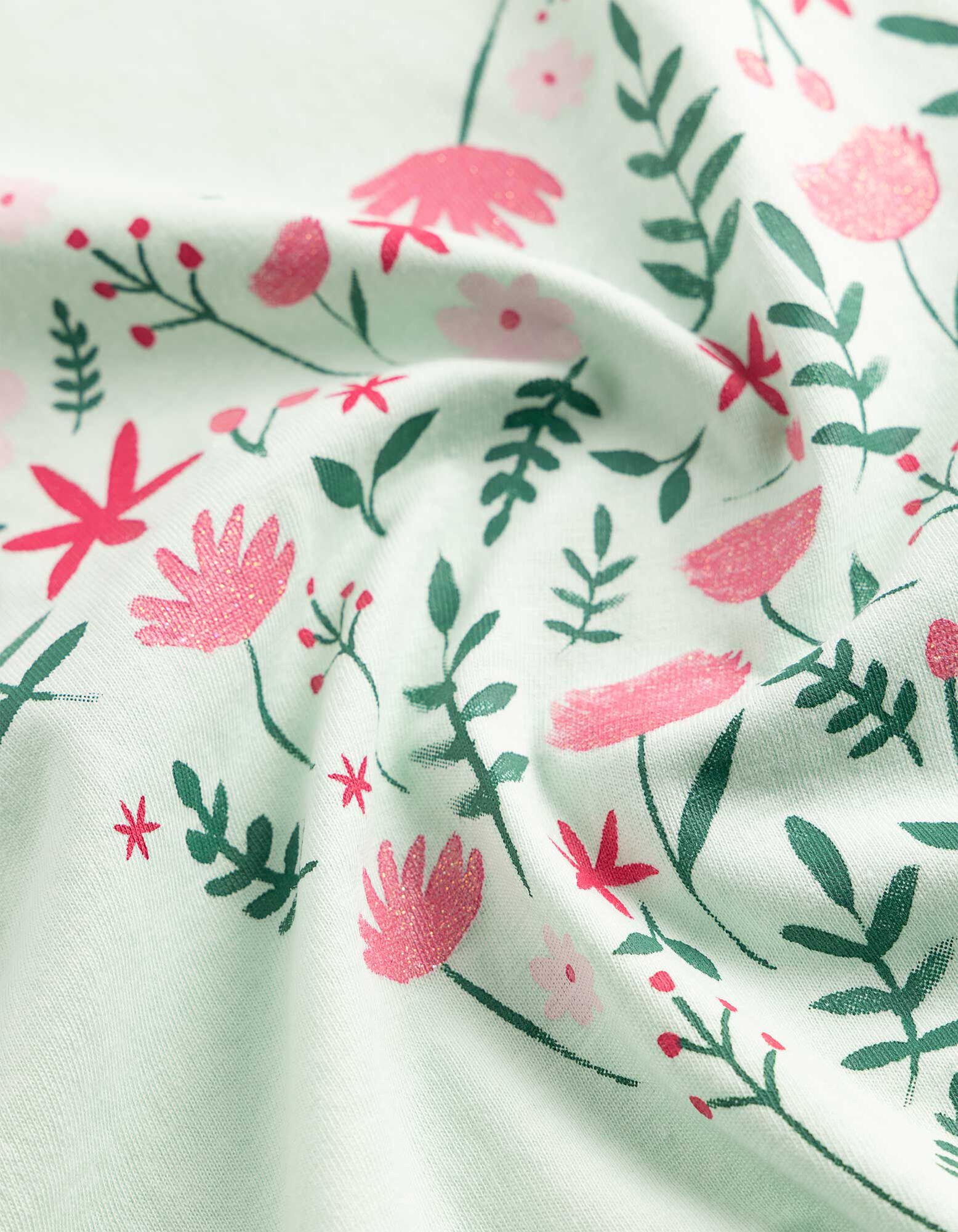 T-shirt - Impression avant - Vert clair - Takko Fashion