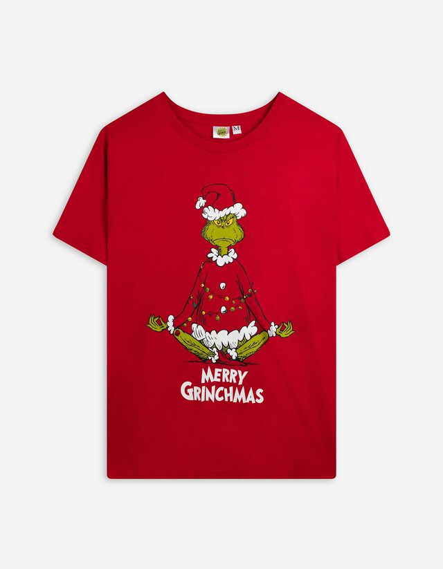 T-Shirt - Grinch - rot - Takko Fashion