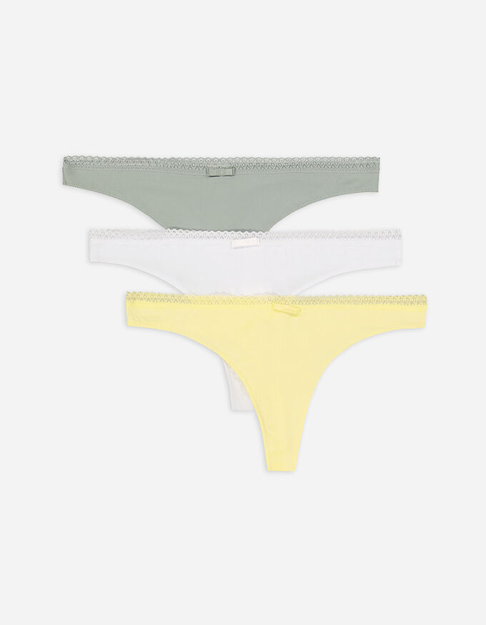 Tanga - 3 ks v balení - Takko Fashion