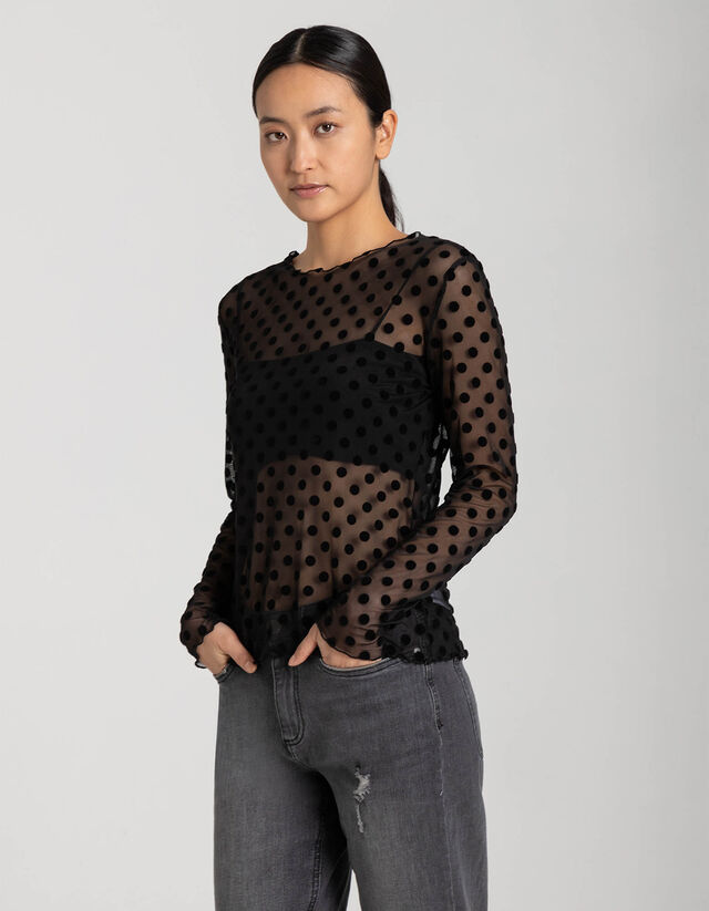 leicht Kommentator Verrückt langarmshirt aus mesh Soziologie Agitation ...