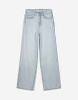 Džíny - Rovný střih Straight Fit - svetle modra - Takko Fashion