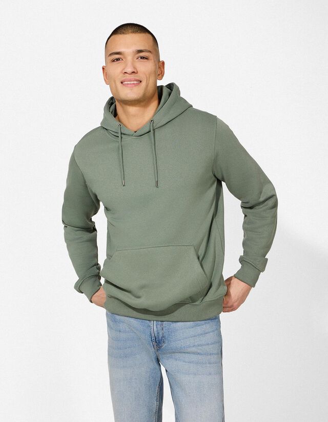 Sweatshirt - Kapuze - Dunkelgrün - Takko Fashion