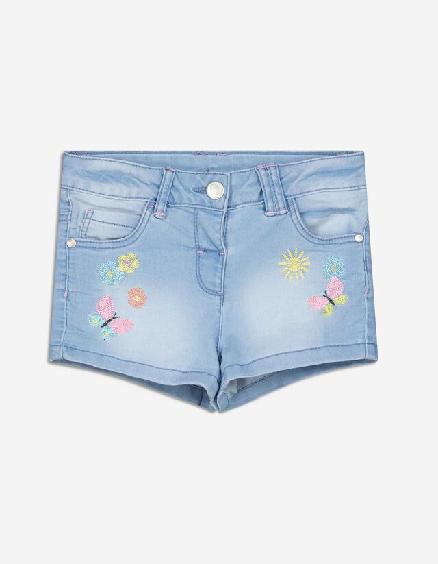 Short - Verstelbare zoom - lichtblauw - Takko Fashion