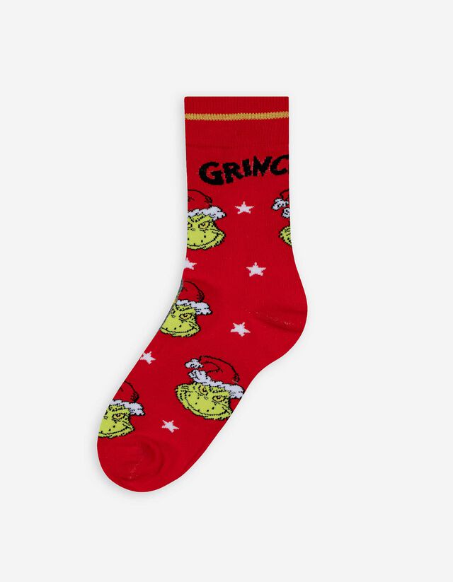 Ponožky - The Grinch - cervena - Takko Fashion