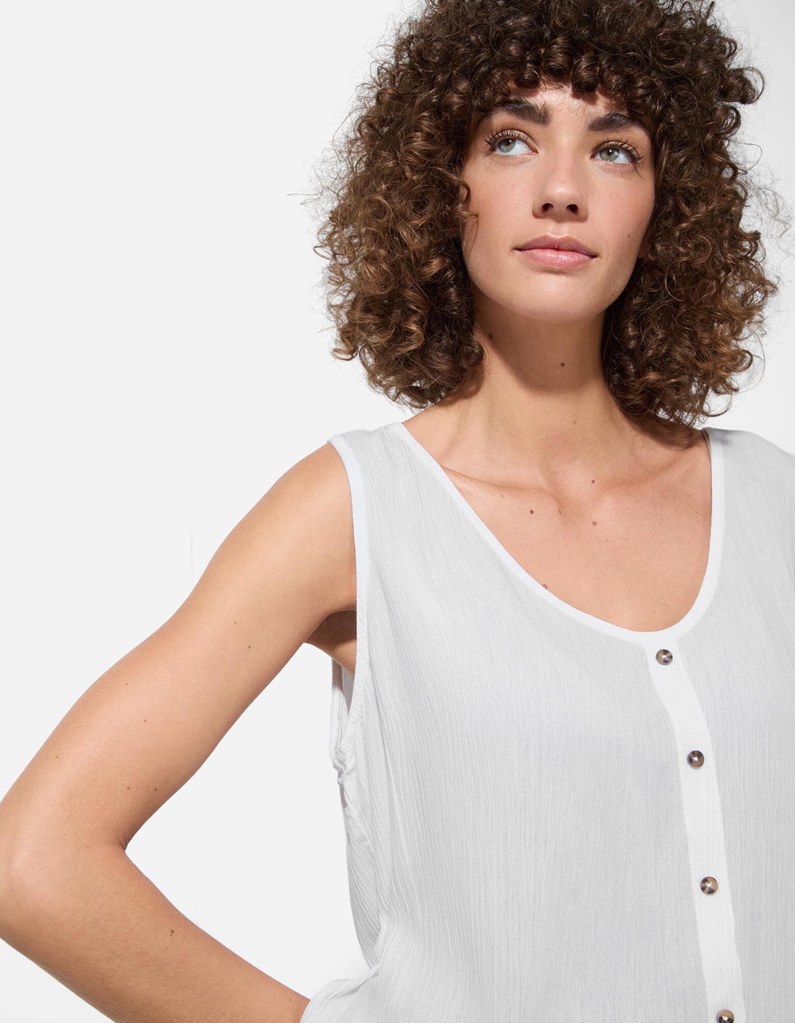 Top - weiß - Takko Fashion