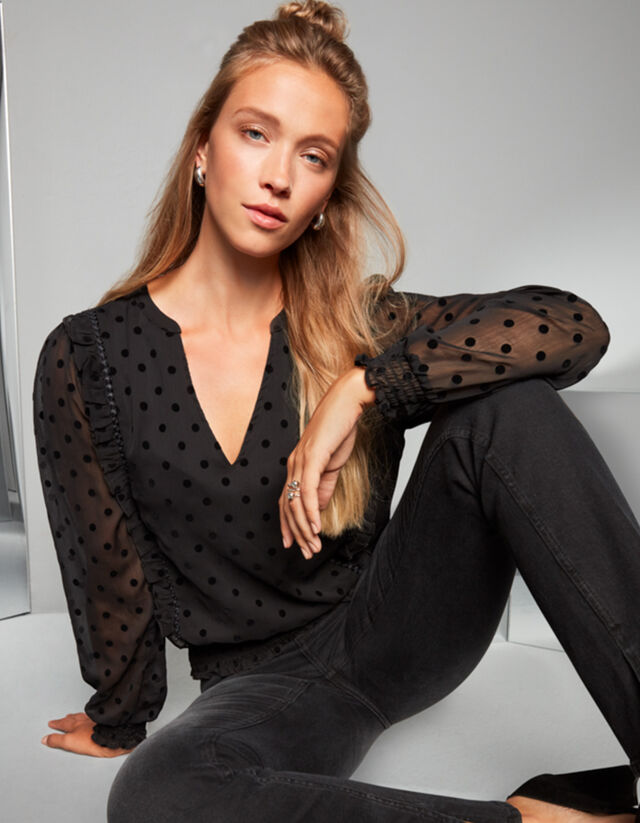 In ogni modo molecola disavanzo bluse schwarz damen Austria Punto ...