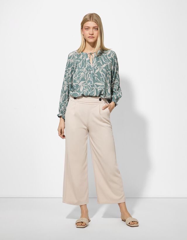 Nadrág - Rugalmas zár - Bézs - Takko Fashion