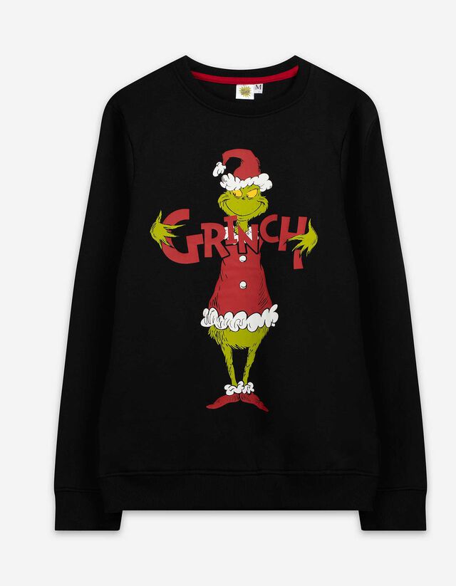 Bluză de trening - Grinch - Negru - Takko Fashion