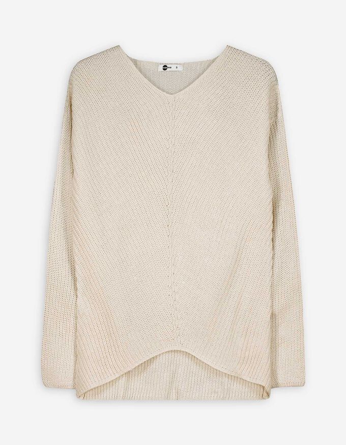 Pulover - Produljena stražnja strana - bez - Takko Fashion