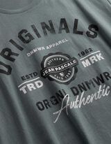 Tričko - Přední tisk - tyrkysova - Takko Fashion