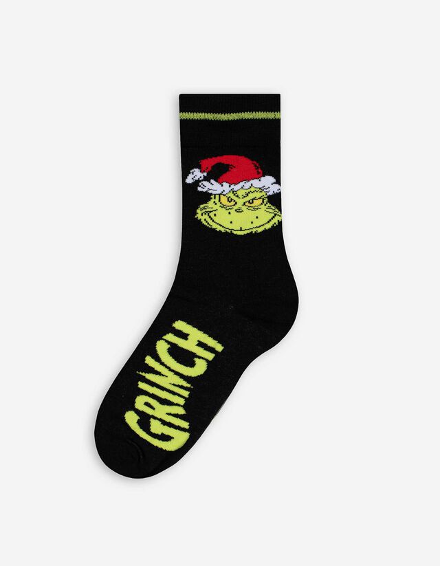 Ponožky - The Grinch - cerná - Takko Fashion