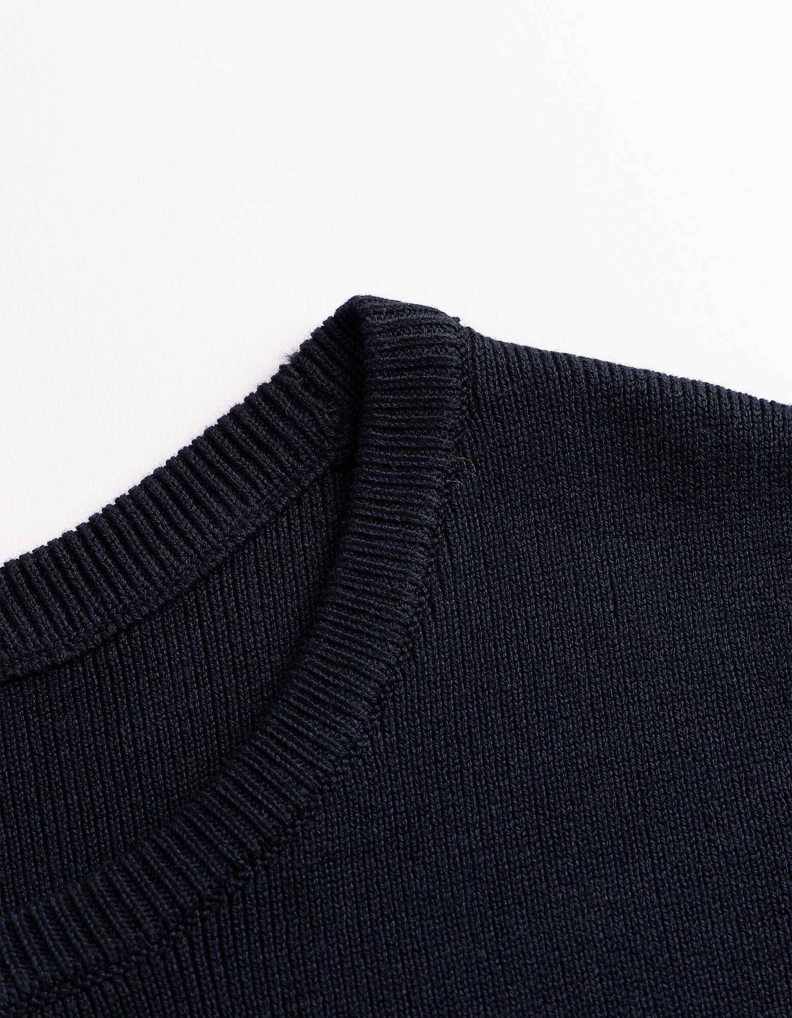 Top in maglia - Maglia fine - blu scuro - Takko Fashion