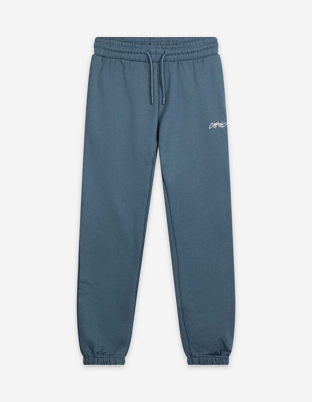 Joggingové kalhoty - Volný střih Relaxed Fit - svetle modra - Takko Fashion