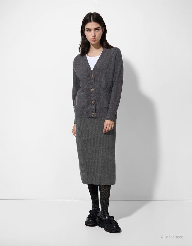 Rok - grijs - Takko Fashion