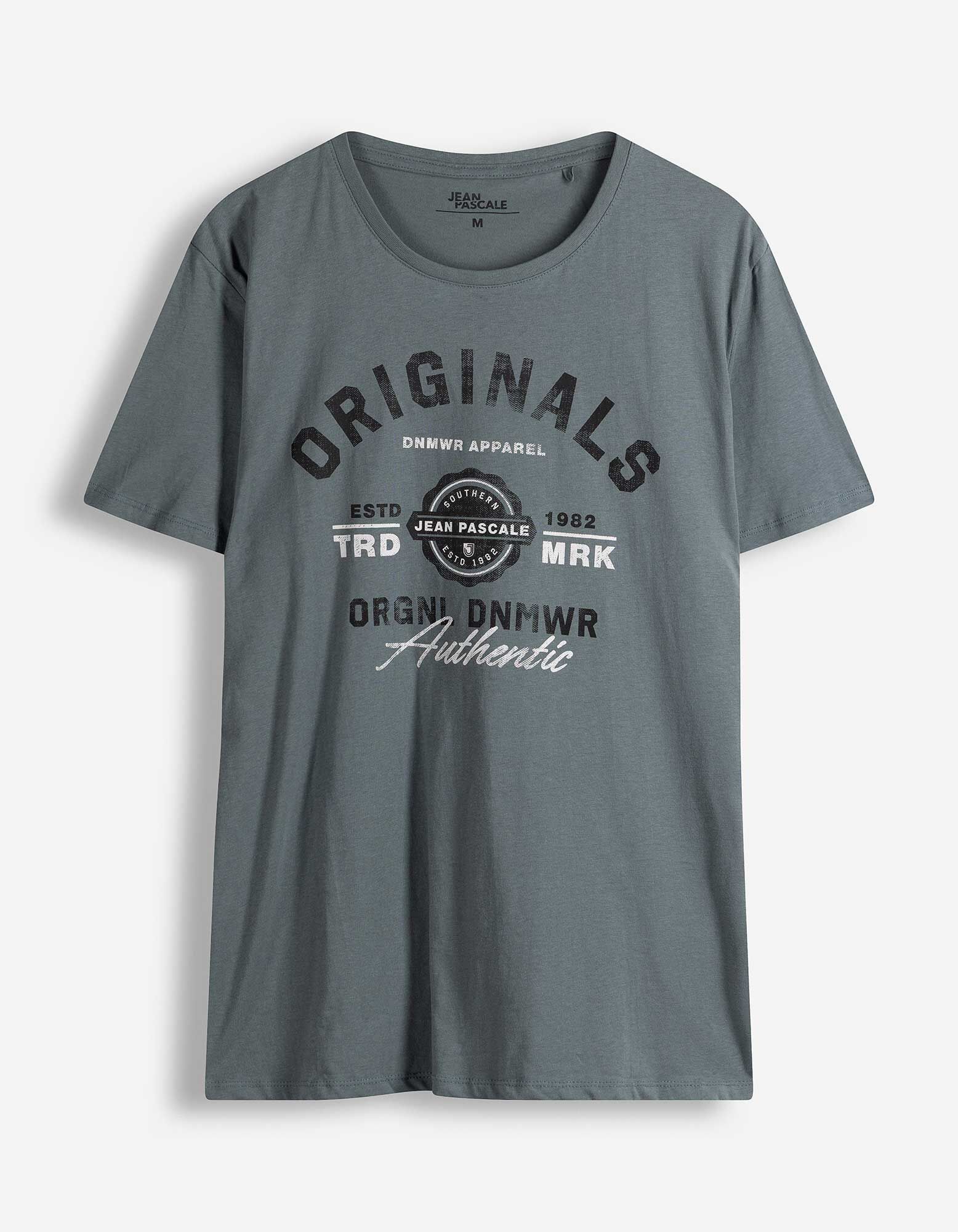 Tričko - Přední tisk - tyrkysova - Takko Fashion