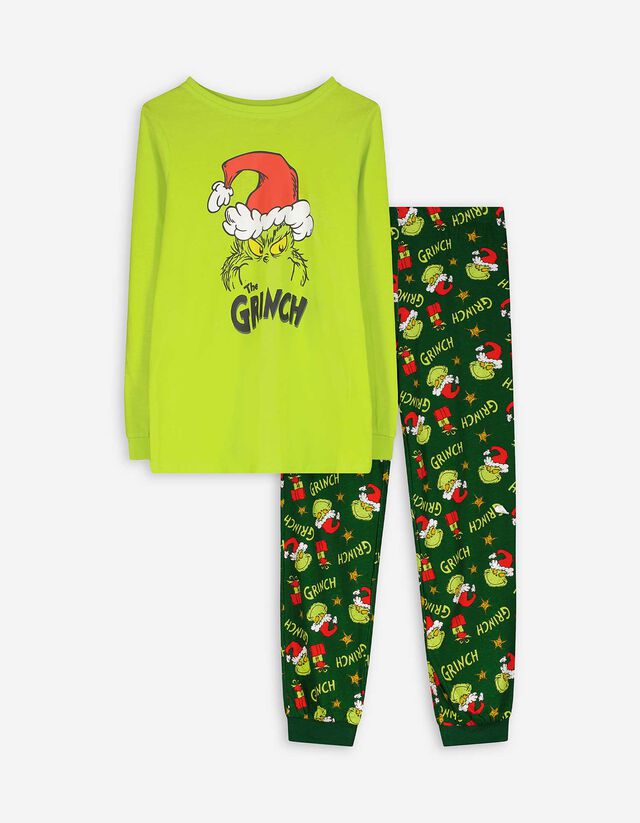 Set pijama alcătuit din bluză și pantaloni - The Grinch - Bronz - Takko ...