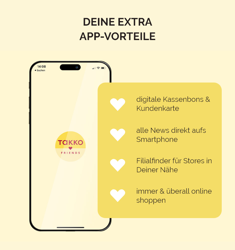 Takko Friends - Jetzt App herunterladen und profitieren